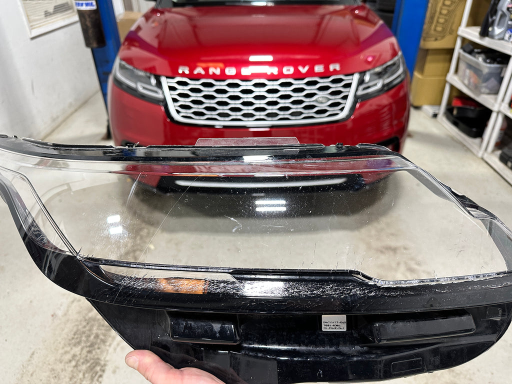 17-20 Range Rover Velar Headlight Lens Replacement Service – Lightwerkz ...